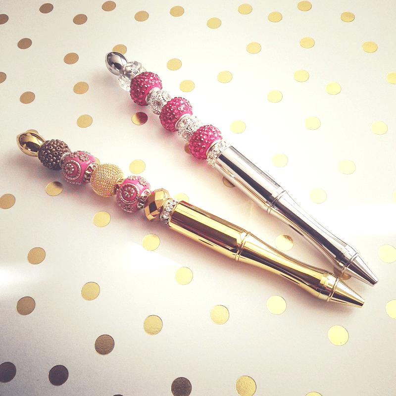 How To Create A Stylish Bead Pen - Chic Home Life