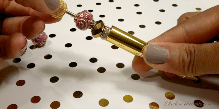 How To Create A Stylish Bead Pen - Chic Home Life