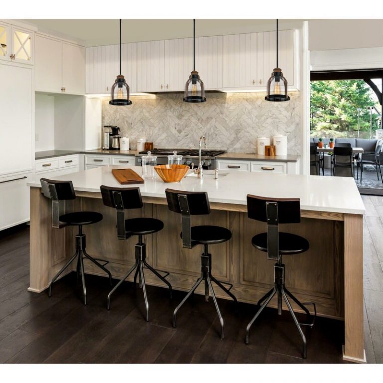 20 Farmhouse Style Pendant Lights For Your Next Kitchen Island Update